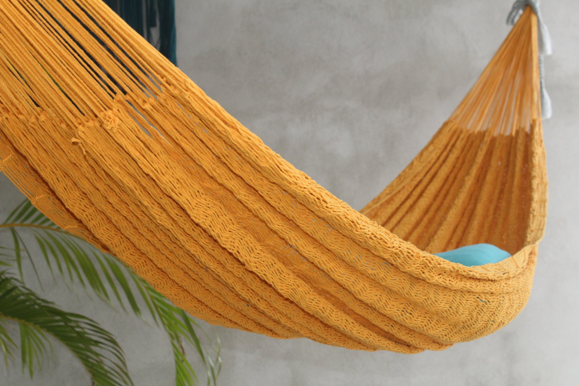 Hamaca King Size Algodon Elaborada a Mano Color Amarillo – hamacas vinalay