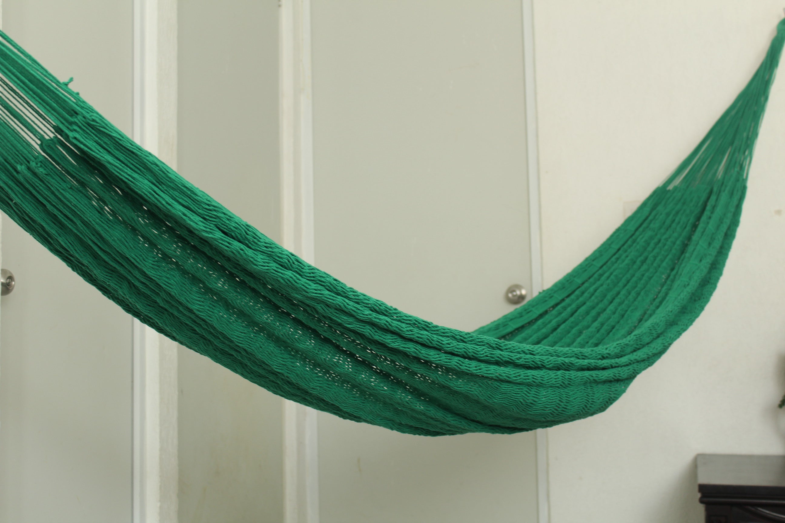 Hamaca Yucateca Matrimonial Artesanal Color Verde – hamacas vinalay