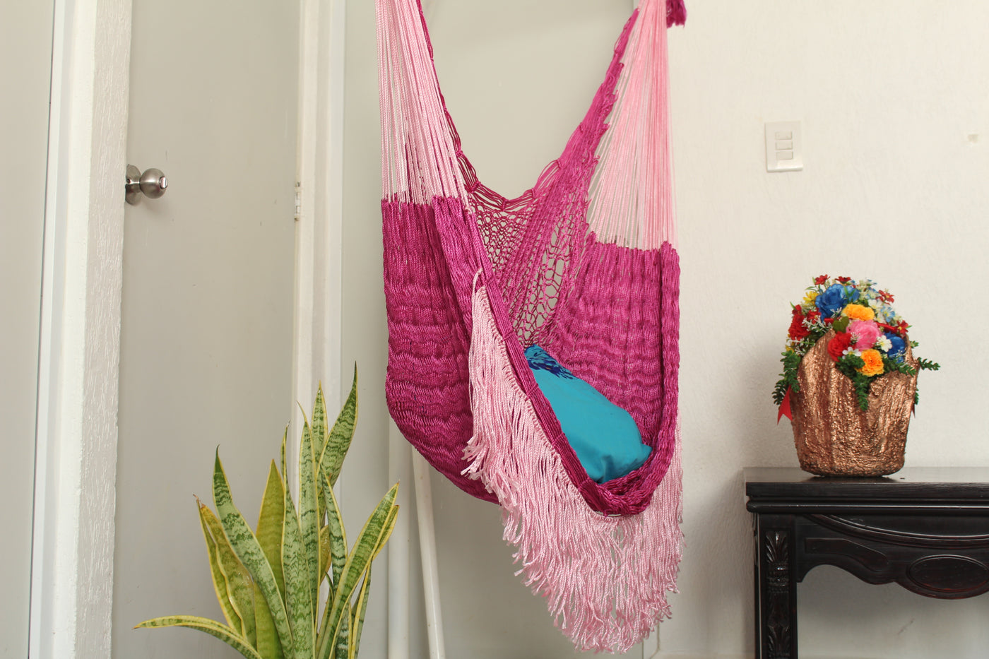 Columpio Artesanal de Hilo Nylon – hamacas vinalay