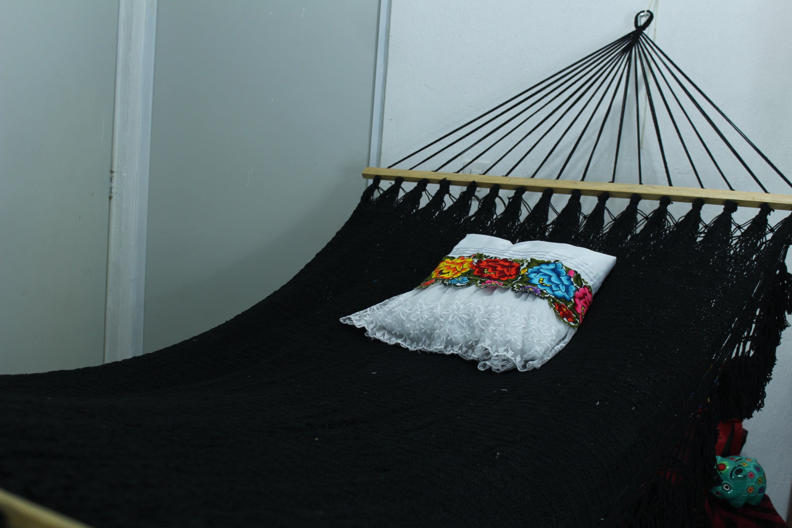 Hamaca Elegante de Algodón Tipo Americano Color Negra – hamacas vinalay